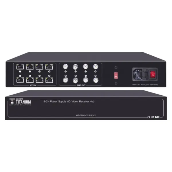 TRANSCEPTOR EPCOM 4K 1*Receptor Activo 8 Canales – – Human Tecnologies